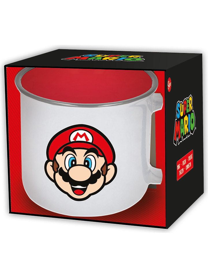 Super Mario Tasse "Super Mario" in Weiß/ Rot - 400 ml günstig kaufen ...