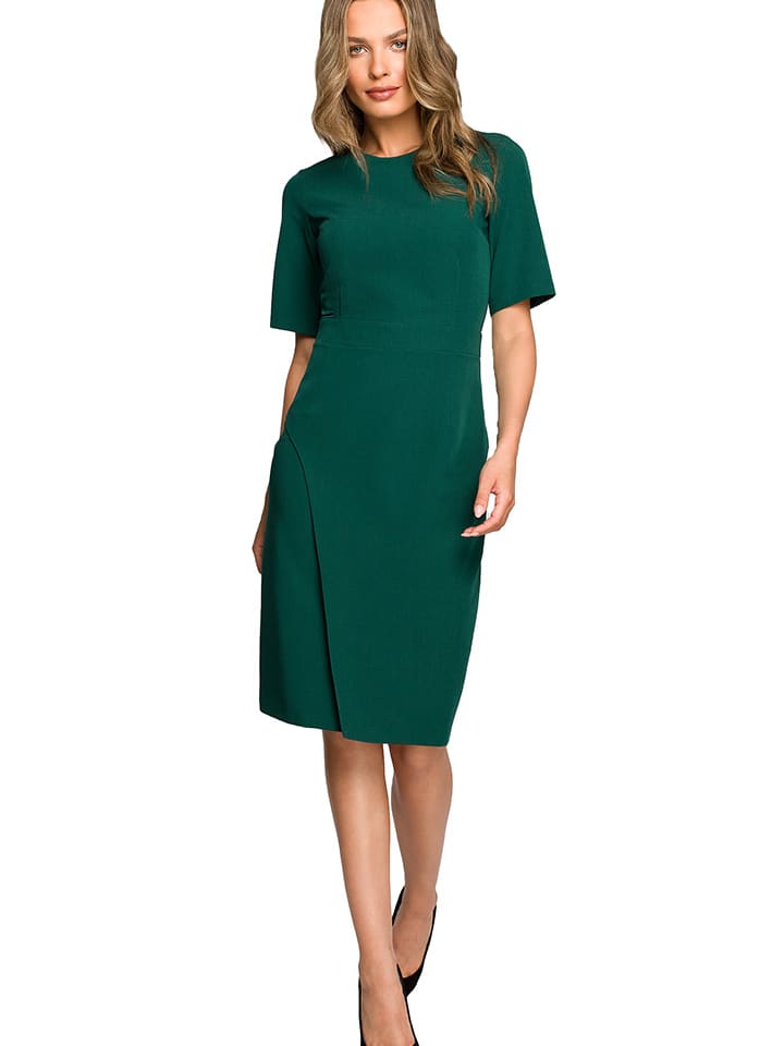 Kleid Dunkelgrun