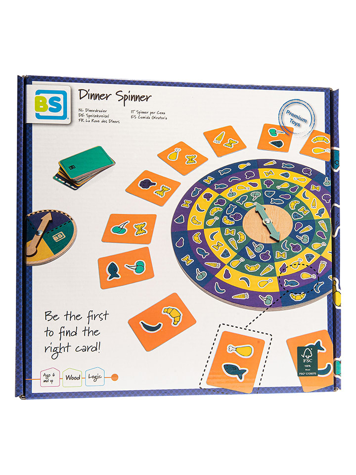 BS Toys Gra karciana "Dinner Spinner"- 6+ - najlepsze wyprzedaże w limango