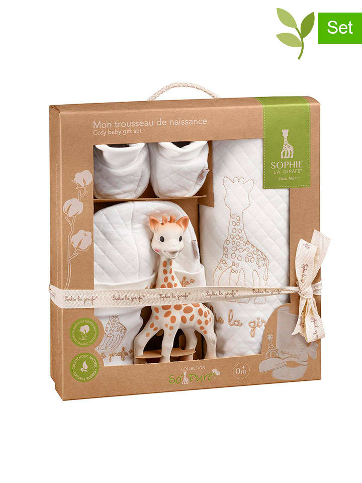 Sophie la Girafe 5tlg. Erstlingsset "Sophie la girafe® So'Pure" in ...