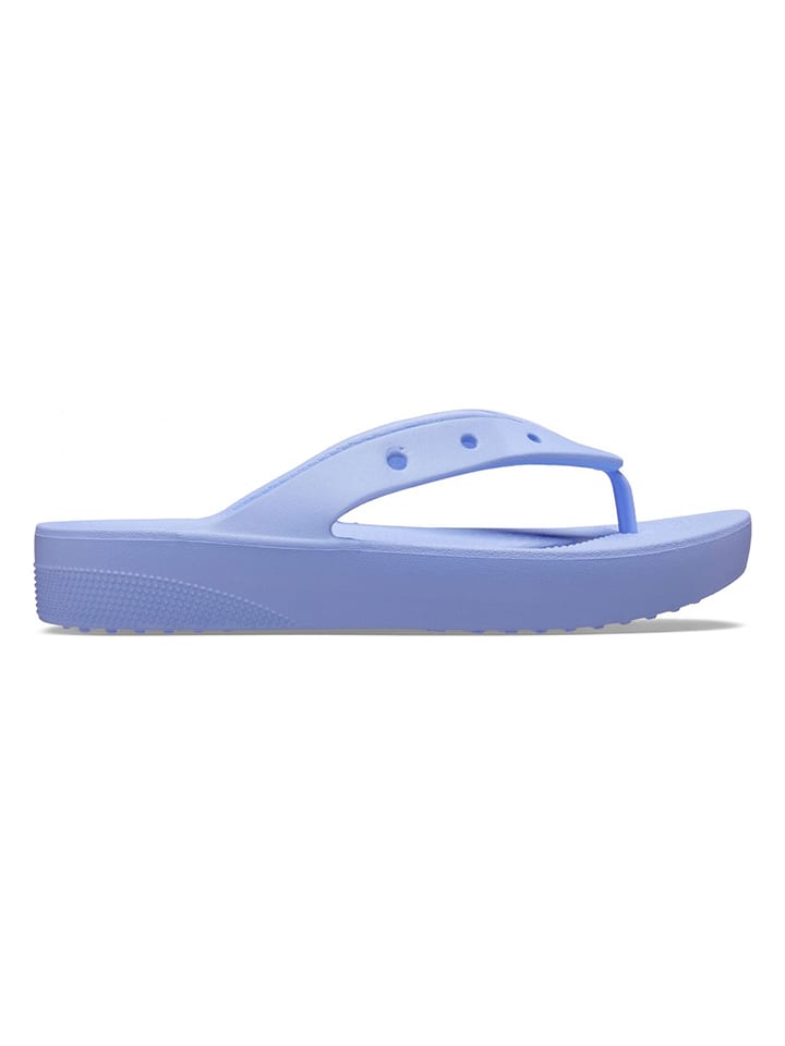 Crocs Japonki "Classic Platform" w kolorze fioletowym - najlepsze ...