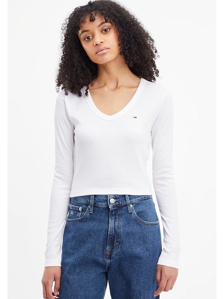 Tommy Hilfiger Longsleeve in WeiB gunstig kaufen limango