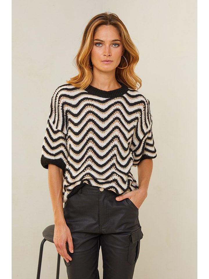Joséfine Pullover "Daylan" in Weiß/ Schwarz günstig kaufen | limango