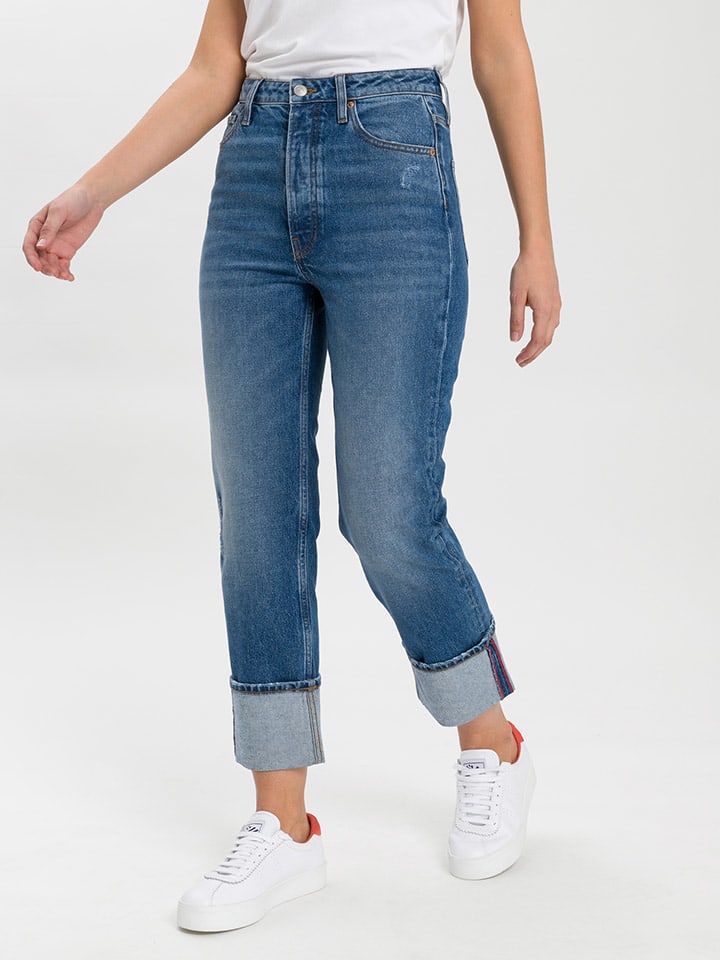 Cross Jeans Jeans "Brooke 010" - Straight fit - in Blau günstig kaufen ...