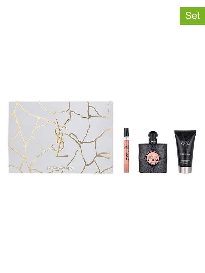 Yves Saint Laurent 3tlg. Set: "Black Opium", EdP und Bodylotion günstig ...
