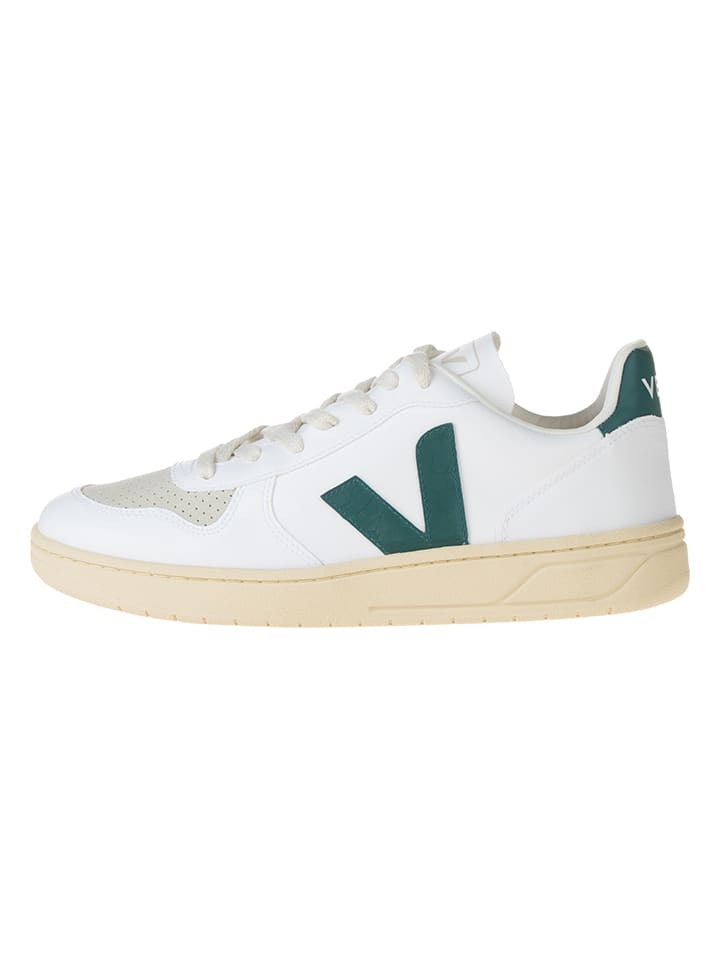 Veja Sneakers "V 10" in Weiß/ Grün günstig kaufen | limango
