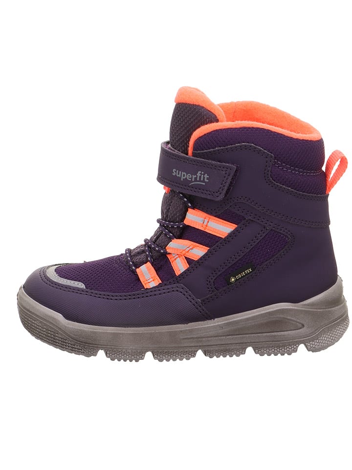 superfit Leder-Boots "Mars" in Pflaume/ Orange günstig kaufen | limango