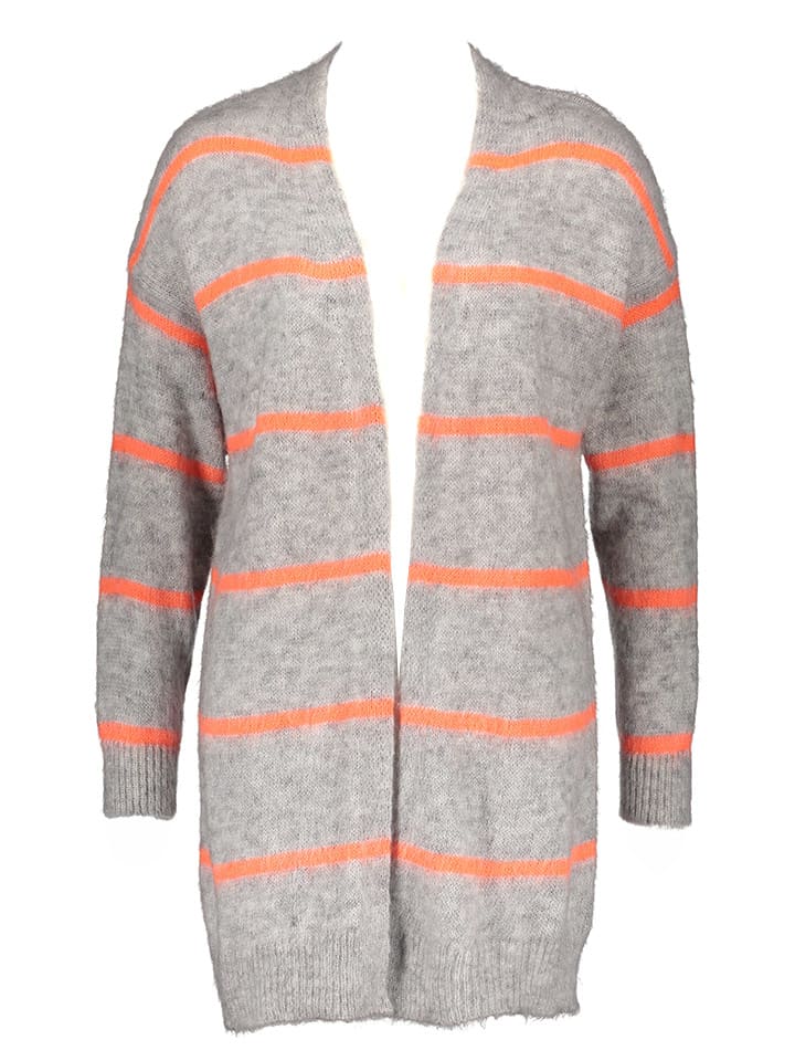 miss goodlife Cardigan in Grau/ Orange günstig kaufen | limango