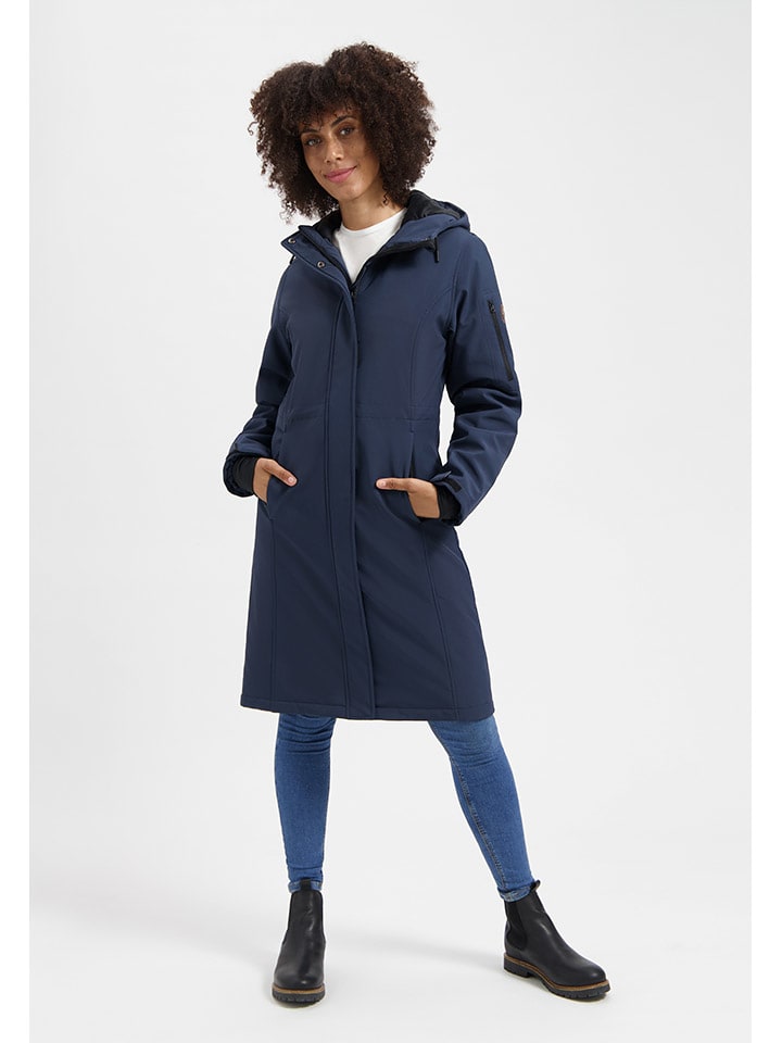 TRAVELIN' Übergangsmantel "Uvana" in Dunkelblau günstig kaufen | limango