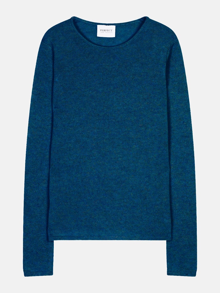 Perfect Cashmere Kaschmir-Pullover "Marya" in Blau günstig kaufen | limango