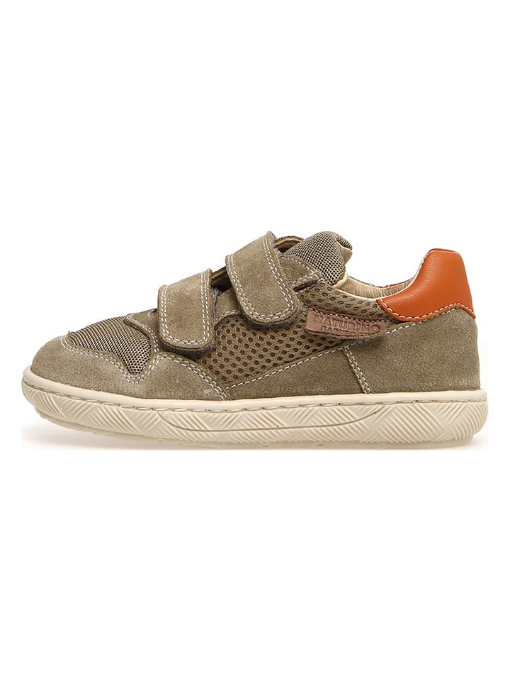 Naturino Leren sneakers "Lilox" kaki goedkoop kopen | limango