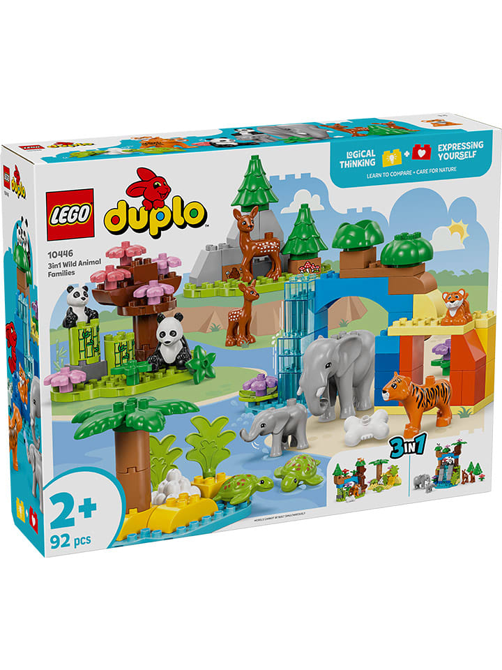 LEGO LEGO® DUPLO® Town Wilde dierenfamilies 3-in-1 set - vanaf 2 jaar ...