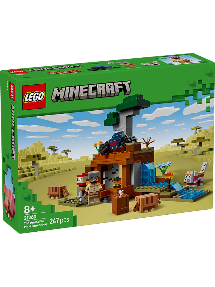 LEGO LEGO® Minecraft® Die Expedition zur Gürteltiermine - ab 8 Jahren ...