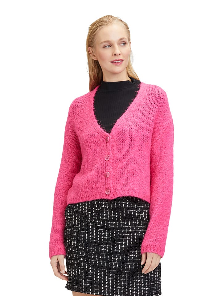 CARTOON Kardigan w kolorze różowym - najlepsze wyprzedaże w limango