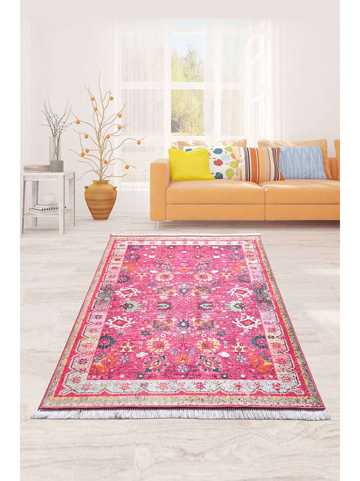 Conceptum Hypnose Kurzflor-Teppich ''Retro'' in Pink günstig kaufen ...