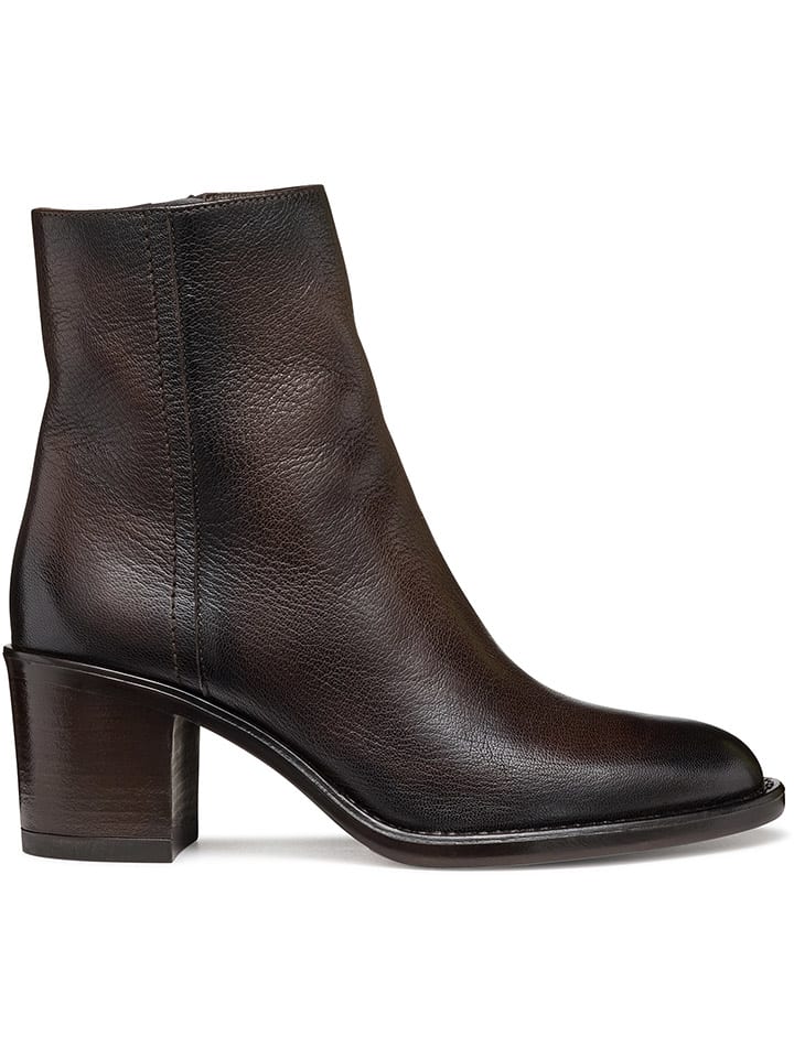 Geox Leder-Stiefeletten "Farnia" in Braun günstig kaufen | limango