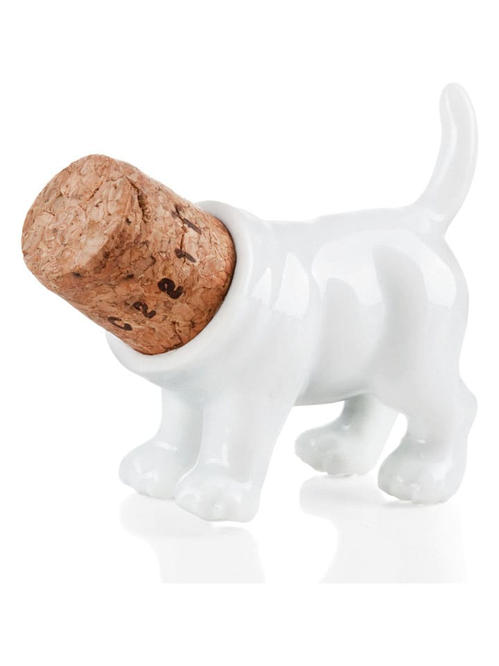 Donkey Kurk "Hond" wit - (B)3,5 x (H)12 x (D)3,5 cm goedkoop kopen ...