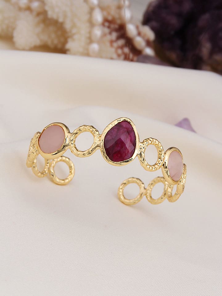 L'Atelier de Gaia Pozłacana bransoletka z elementami ozdobnymi - najlepsze wyprzedaże w limango