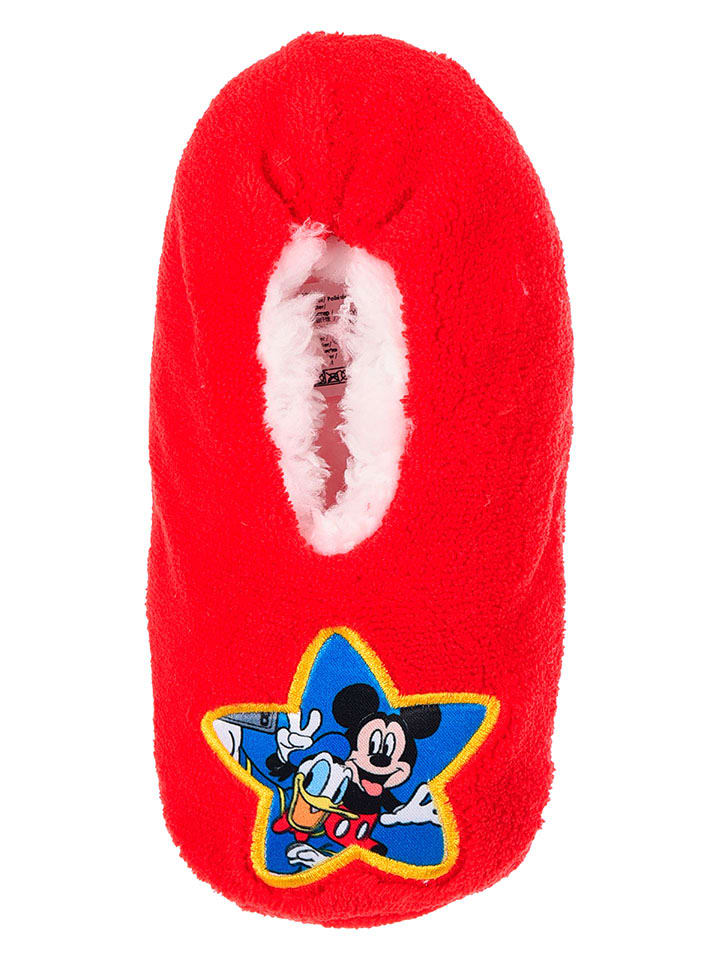 Disney Mickey Mouse Hausschuhe "Mickey" in Rot günstig kaufen | limango