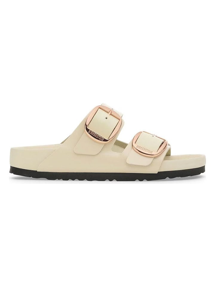 Birkenstock Leder-Pantoletten "Arizona" in Creme günstig kaufen | limango