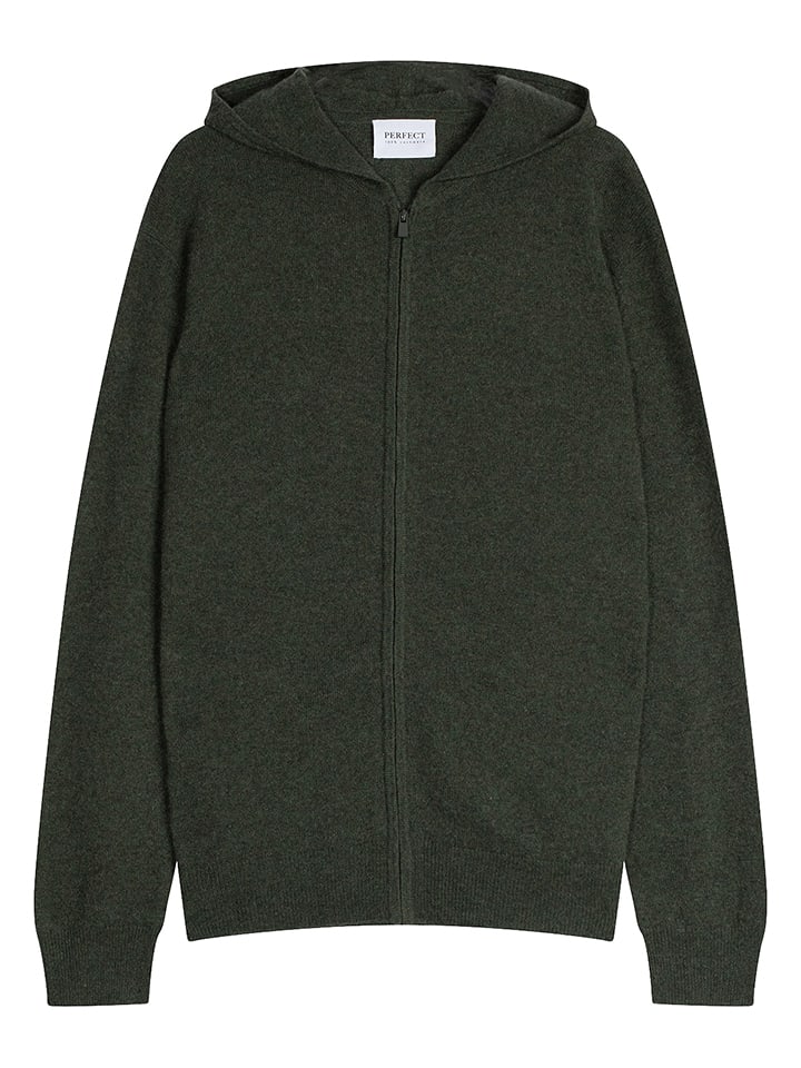 Perfect Cashmere Kaschmir-Cardigan "Eldo" in Khaki günstig kaufen | limango