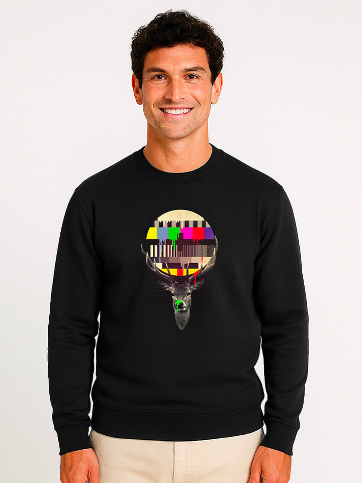 WOOOP Sweatshirt "No signal" in Schwarz/ Bunt günstig kaufen | limango