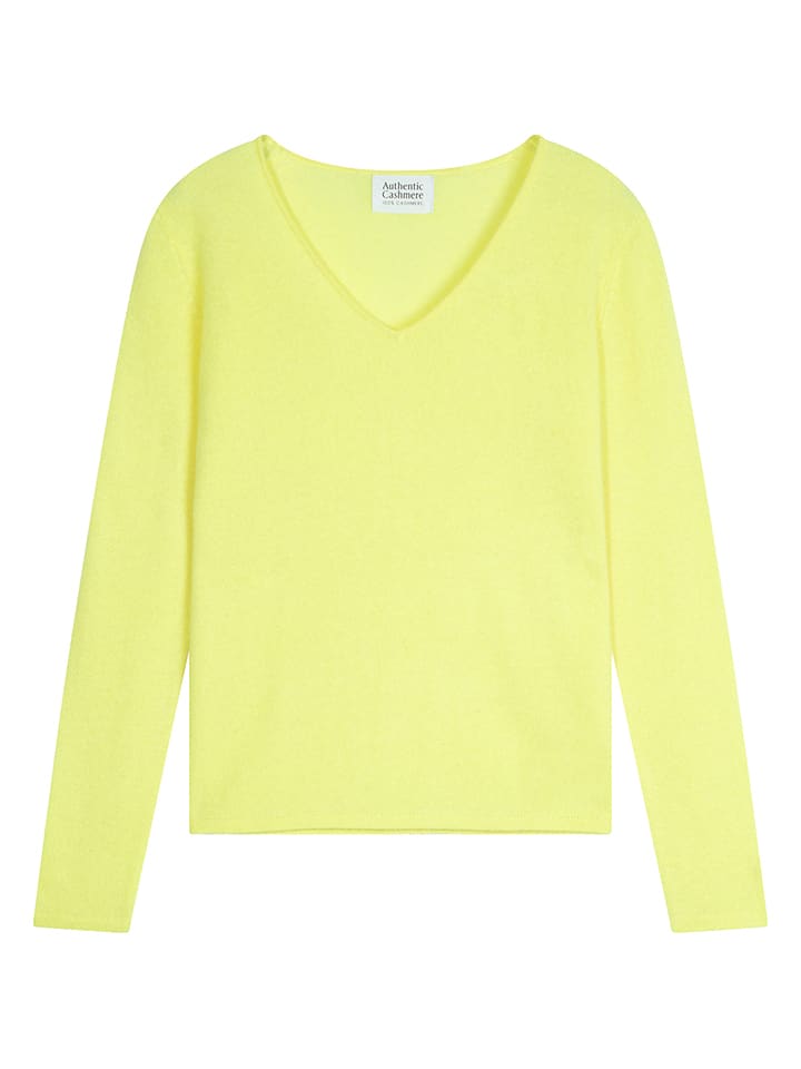 AUTHENTIC CASHMERE Kaschmir-Pullover "Galise" in Gelb günstig kaufen ...
