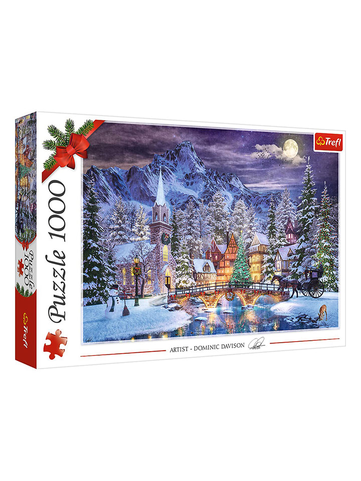Trefl 1.000-częściowe puzzle "Christmas spirit" - 12+ - najlepsze ...