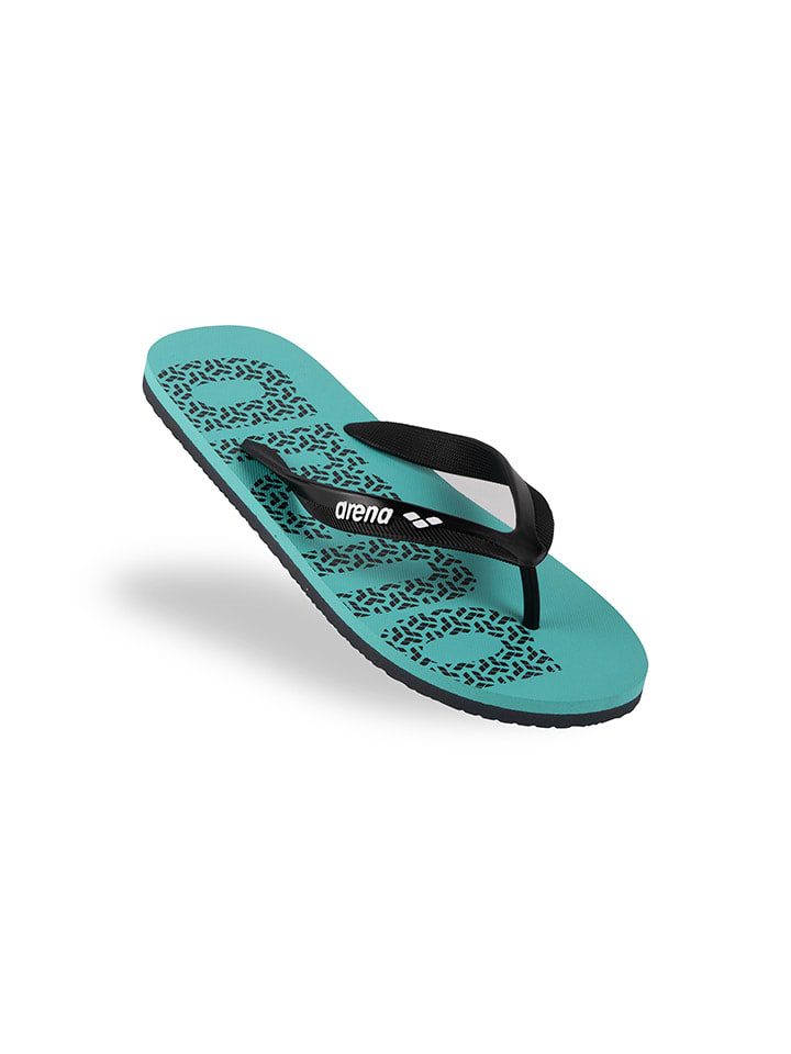 Arena Teenslippers turquoise/zwart goedkoop kopen | limango