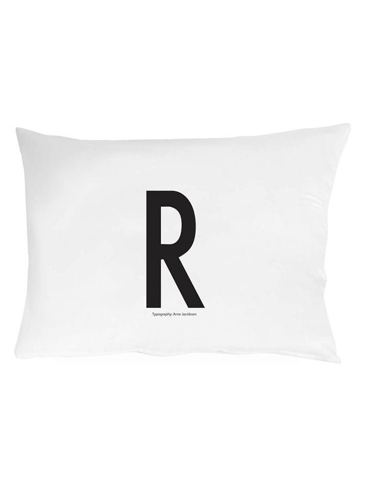 Design Letters Kussenhoes "R" wit - (L)70 x (B)50 cm goedkoop kopen ...