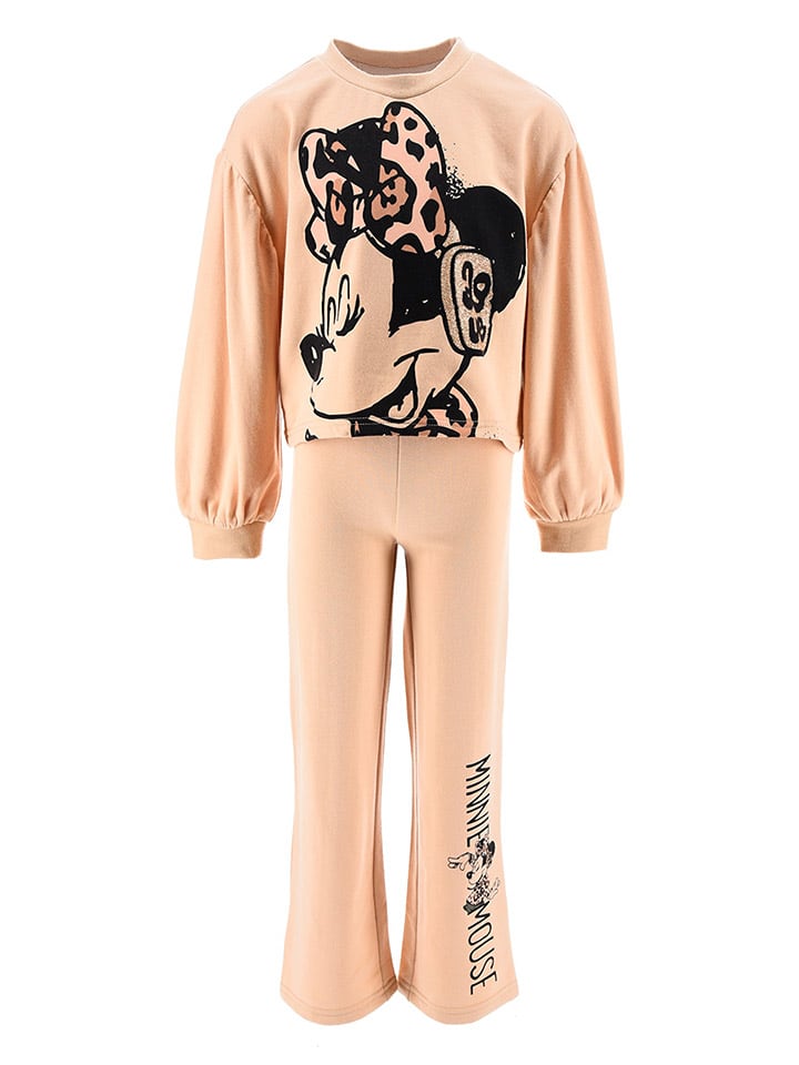 Disney Minnie Mouse 2tlg. Outfit "Minnie" in Beige günstig kaufen | limango