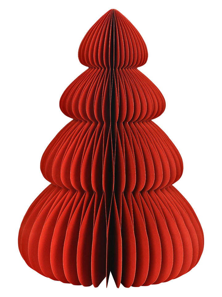G. Wurm Dekoaufsteller "Tannenbaum" in Rot - (H)50 x Ø 35 cm günstig ...