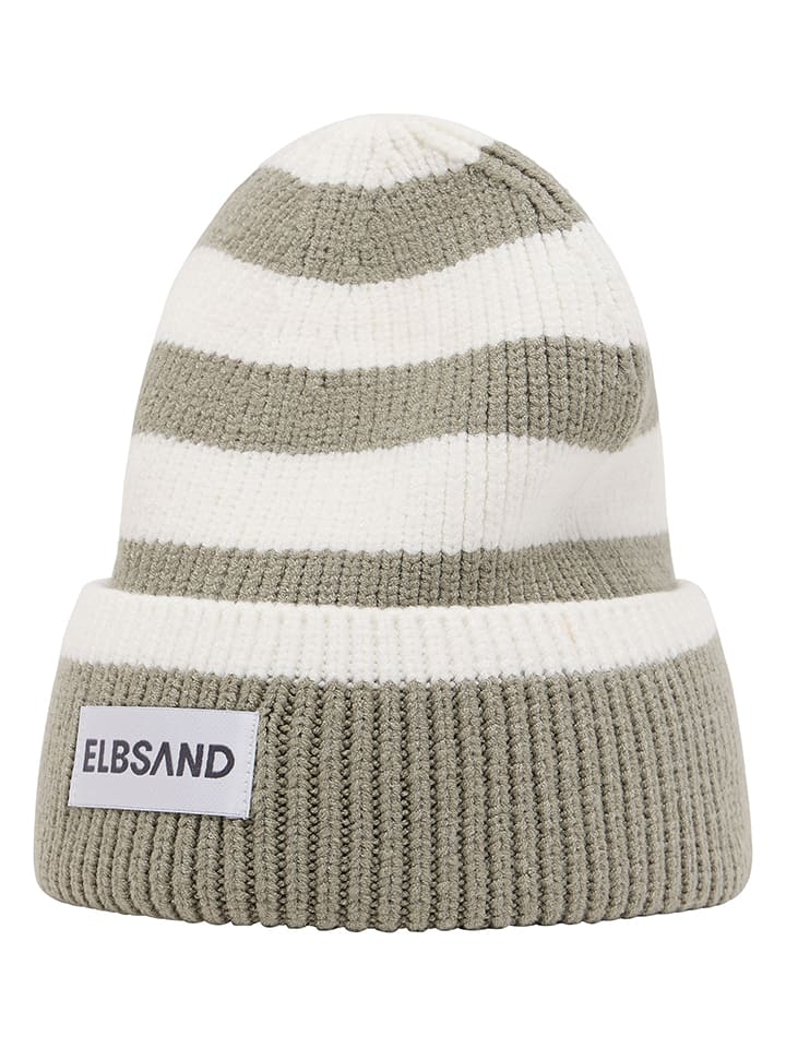 ELBSAND Czapka beanie "Norid" w kolorze biało-beżowym - najlepsze ...