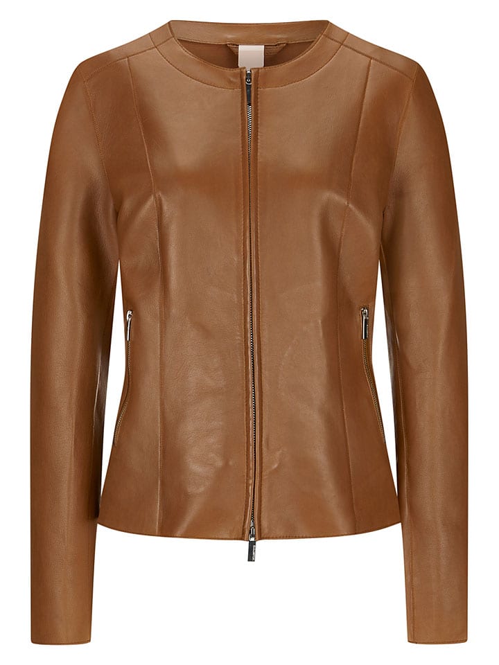 Milestone Lederjacke "Dragonflower" in Cognac günstig kaufen | limango