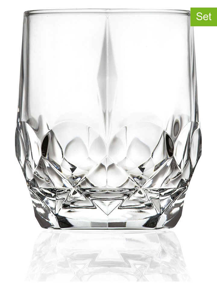 RCR cristalleria 6-delige set: whiskyglazen "Alkemist" - 350 ml ...