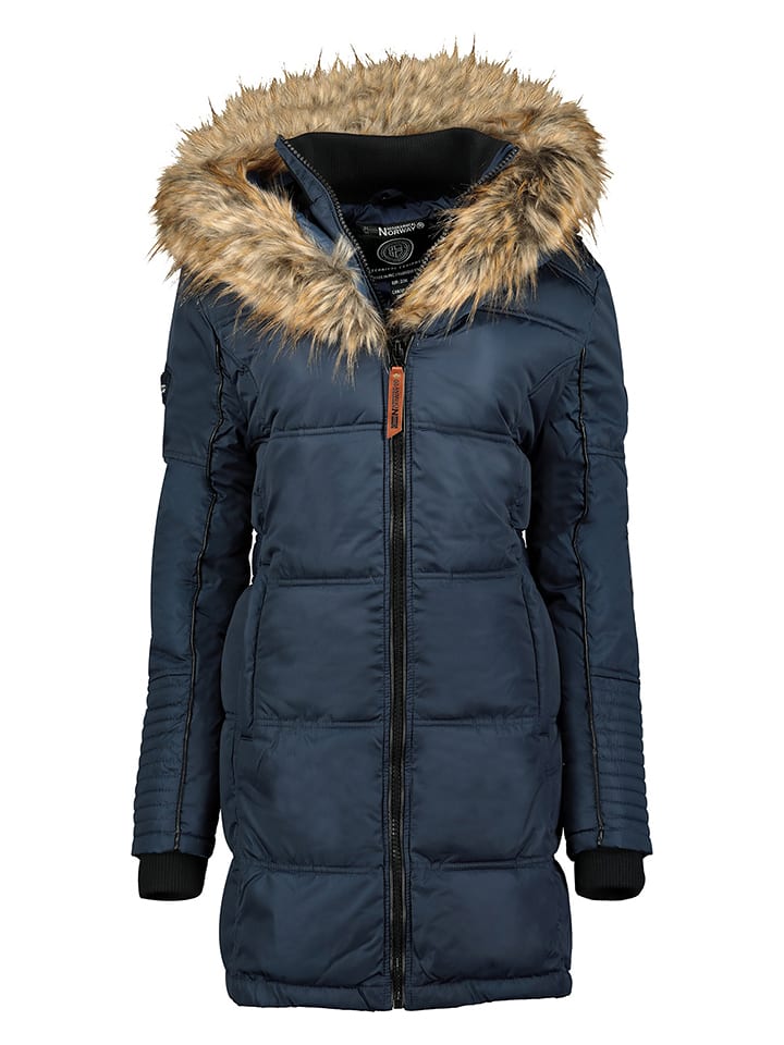 Geographical Norway Kurtka zimowa "Beautiful" w kolorze granatowym ...